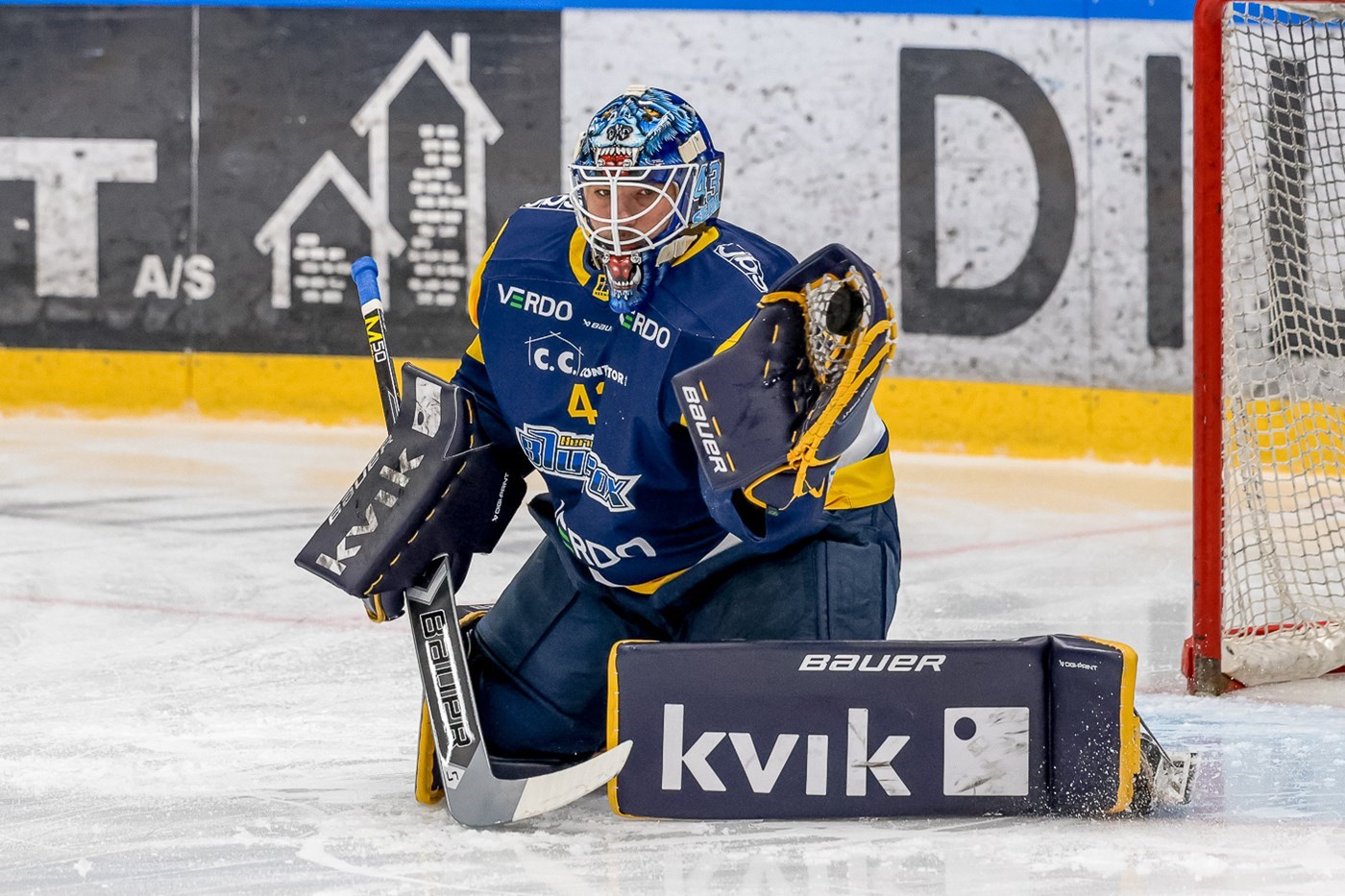 Metal Ligaen - Glad Seldrup var tilbage med "et nul" for Herning
